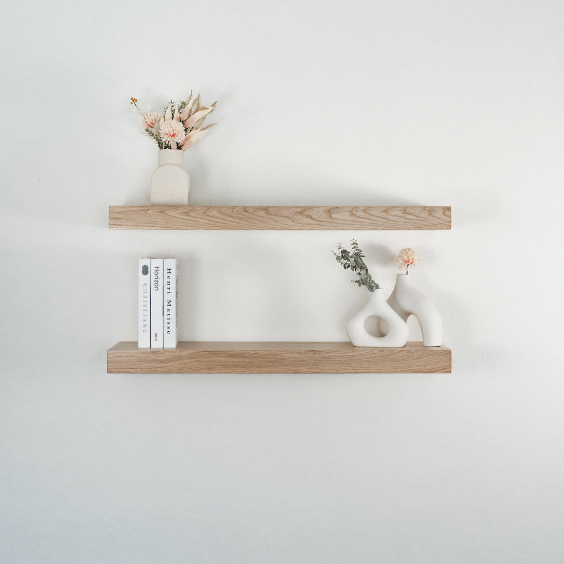White Oak Floating Shelf - Modern | Lyons Crafted